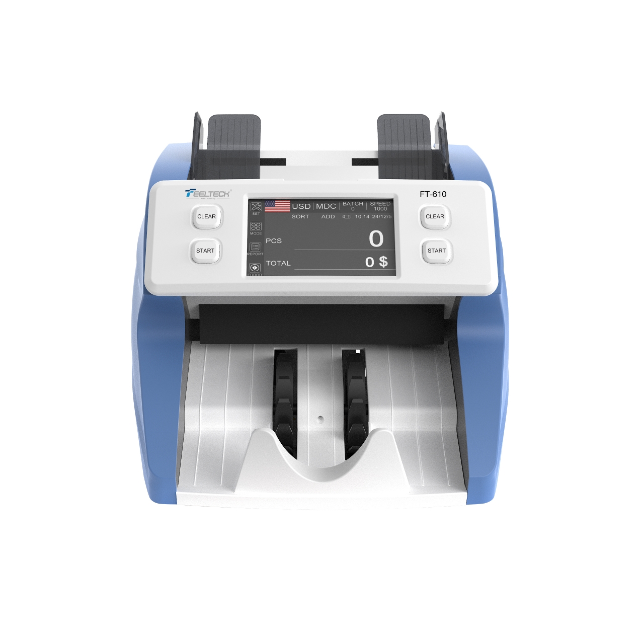 FT610 | Vertical, Multi – Currency Mix Value Counting Machine - Archers LK